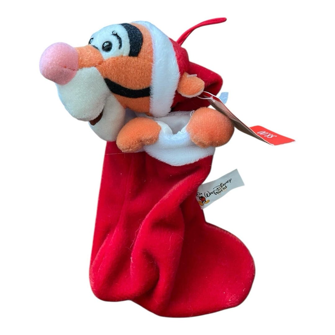 Tigger Mini Stocking Small Christmas Decor Disney World Resort Plush - Etsy