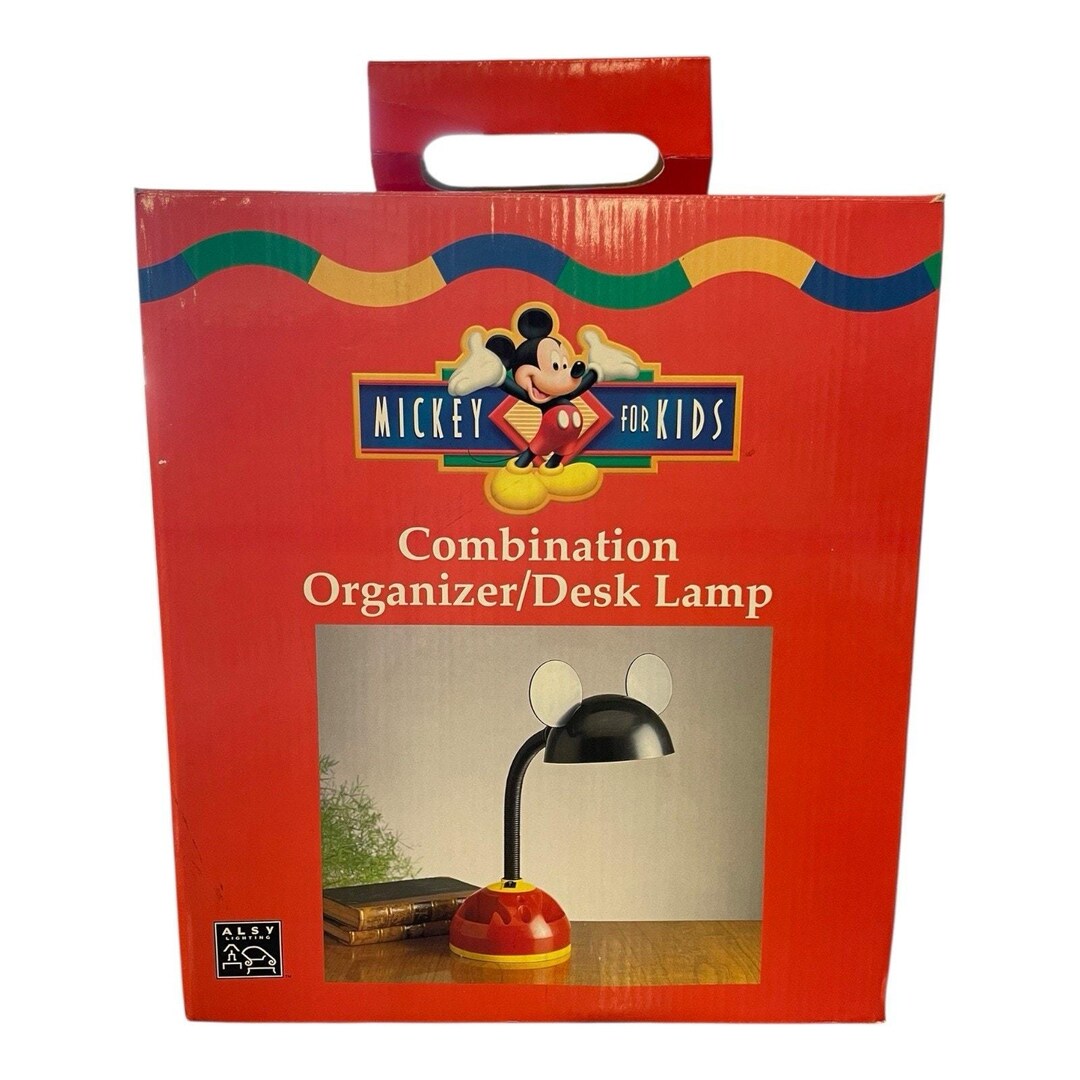 Mickey for Kids Combination Organizer Desk Lamp - Etsy