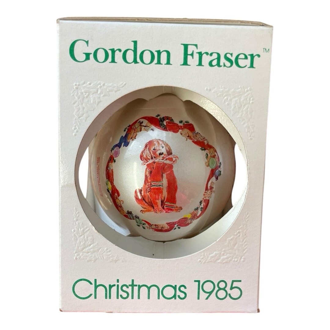 Schmid Gordon Fraser Open Me First Christmas 1985 Ornament - Etsy