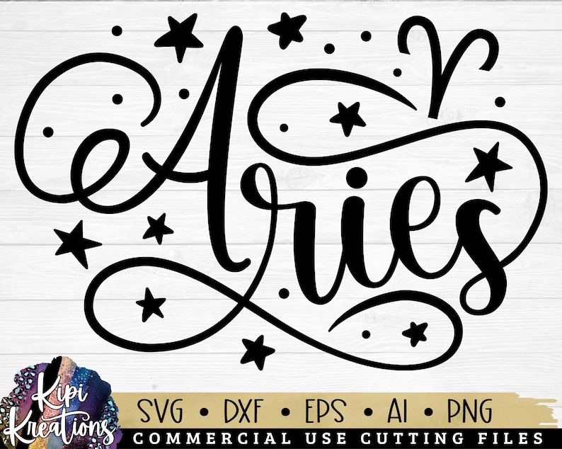 Aries SVG Zodiac SVG Horoscope Svg Astrology Signs Svg - Etsy