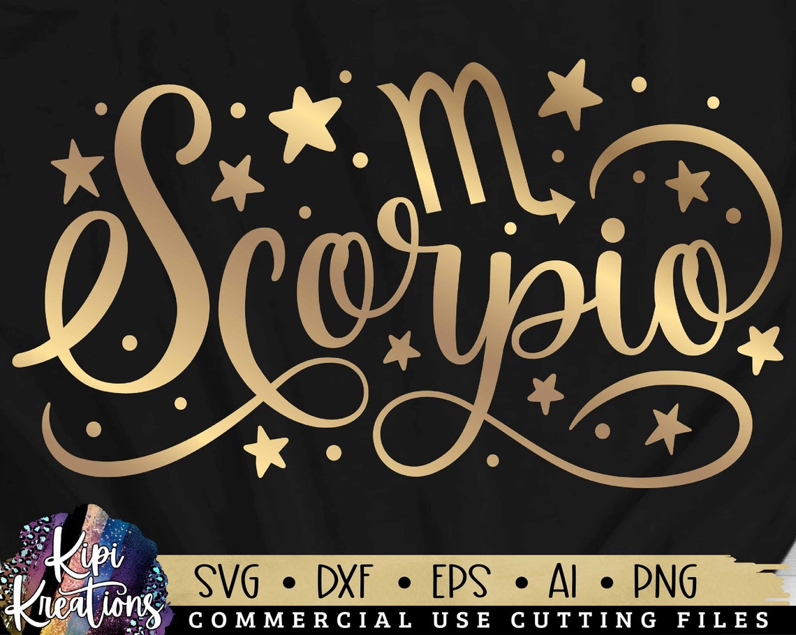 Scorpio SVG Zodiac SVG Horoscope Svg Astrology Signs Svg - Etsy