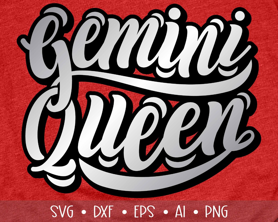 Gemini Queen Svg Birthday Queen Svg It's My Birthday - Etsy
