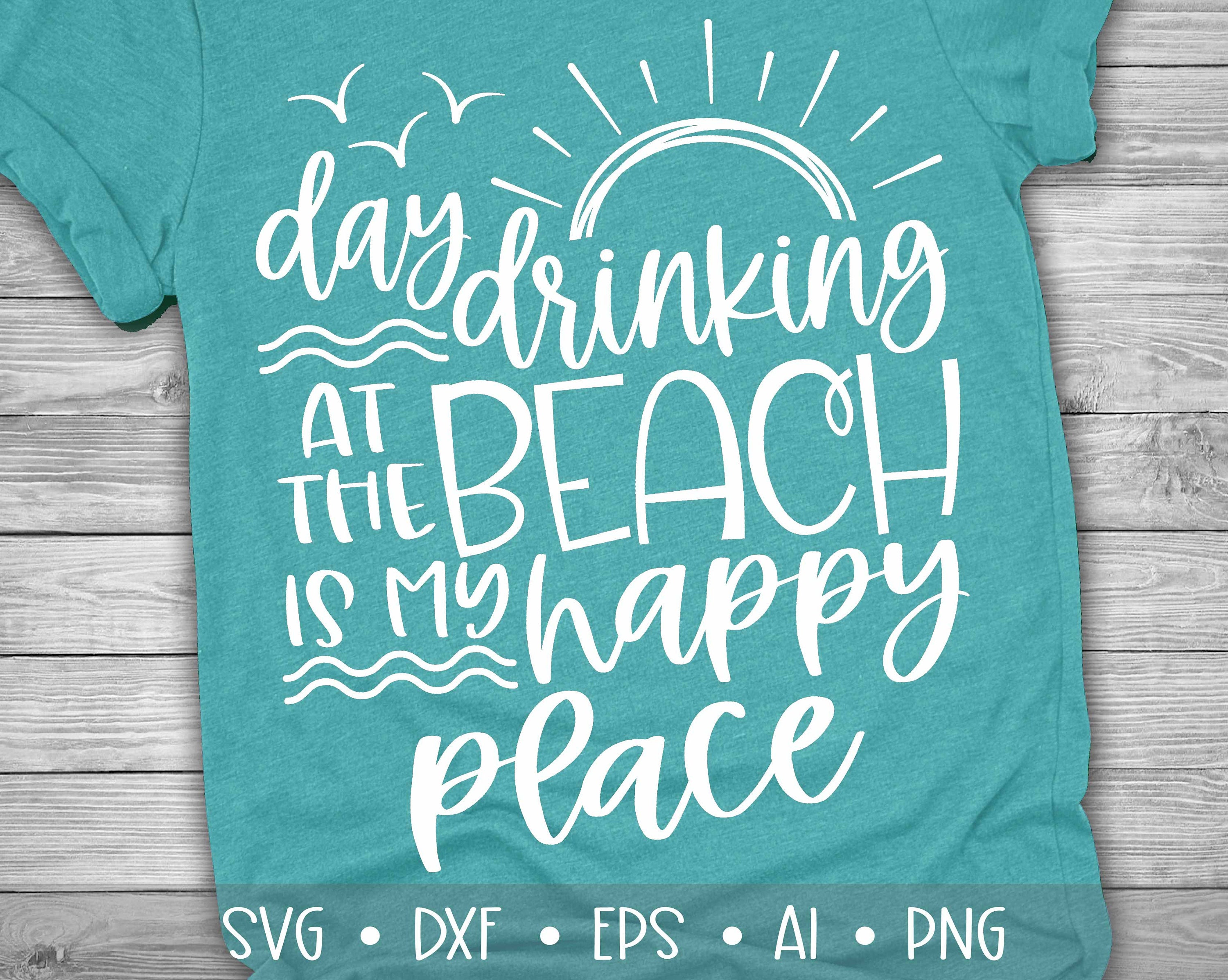 Day Drinking at the Beach Svg Beach Svg Summer Svg | Etsy