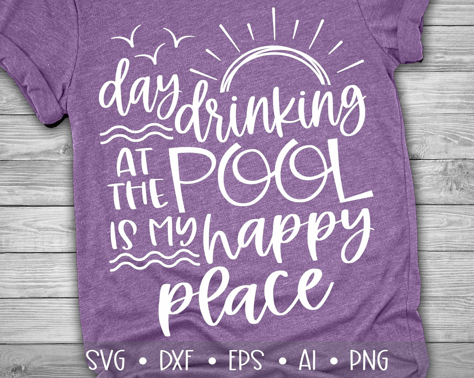 Day Drinking at the Pool Svg Pool Svg Summer Svg Vacation - Etsy