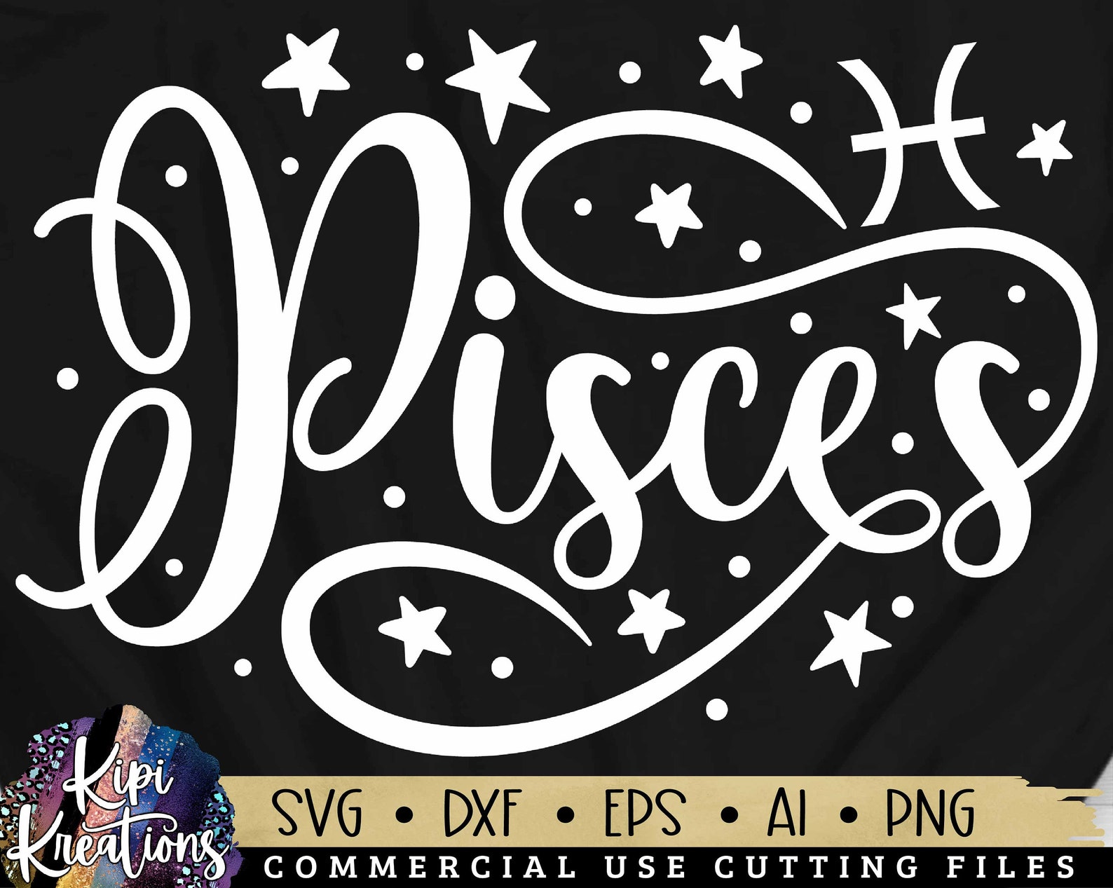 Pisces SVG Zodiac SVG Horoscope Svg Astrology Signs Svg - Etsy