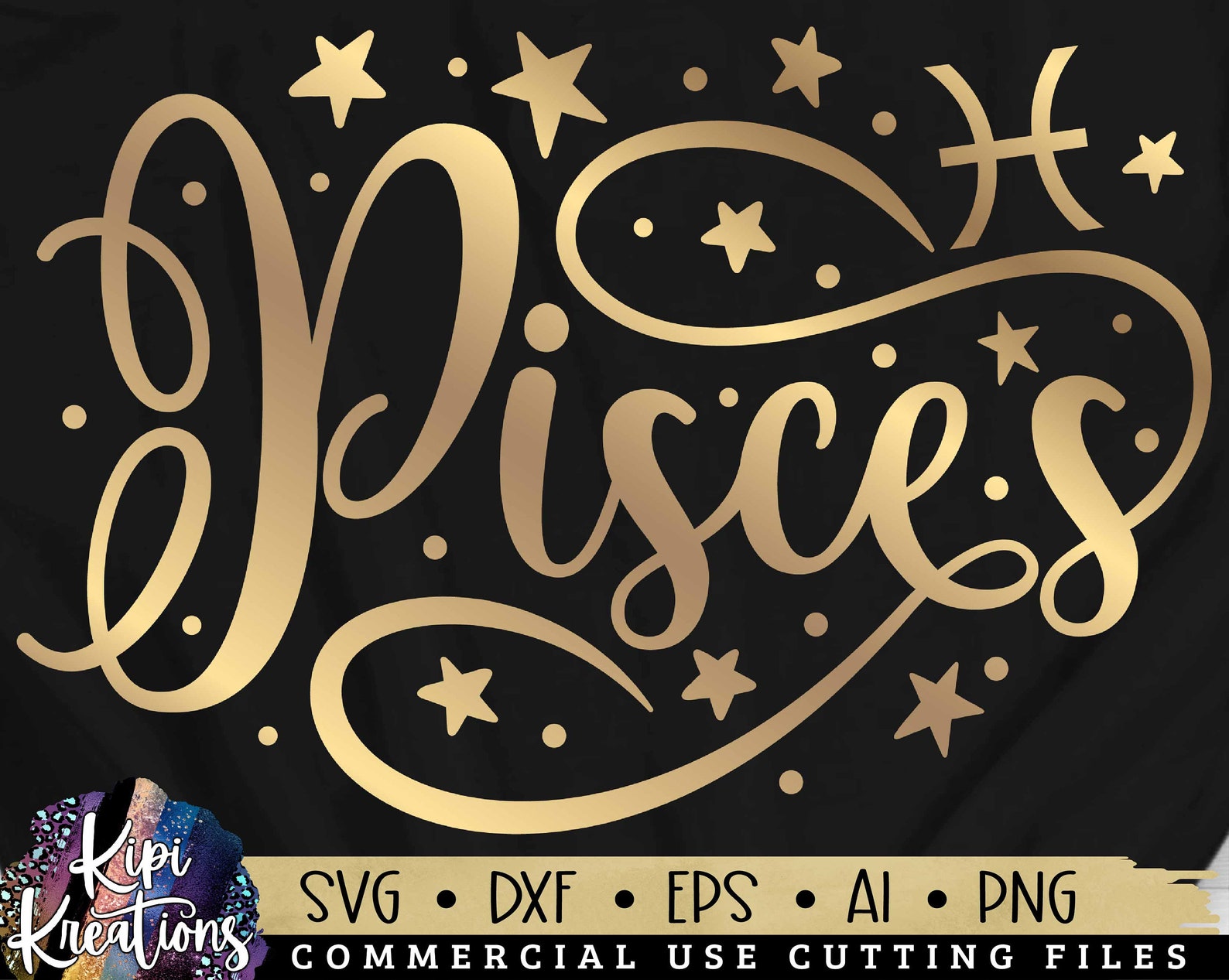Pisces SVG Zodiac SVG Horoscope Svg Astrology Signs Svg - Etsy