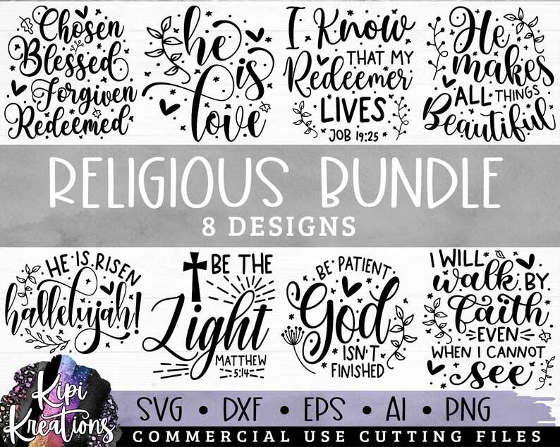 Religious Bundle SVG Christian Svg Designs Faith Svg Pray - Etsy