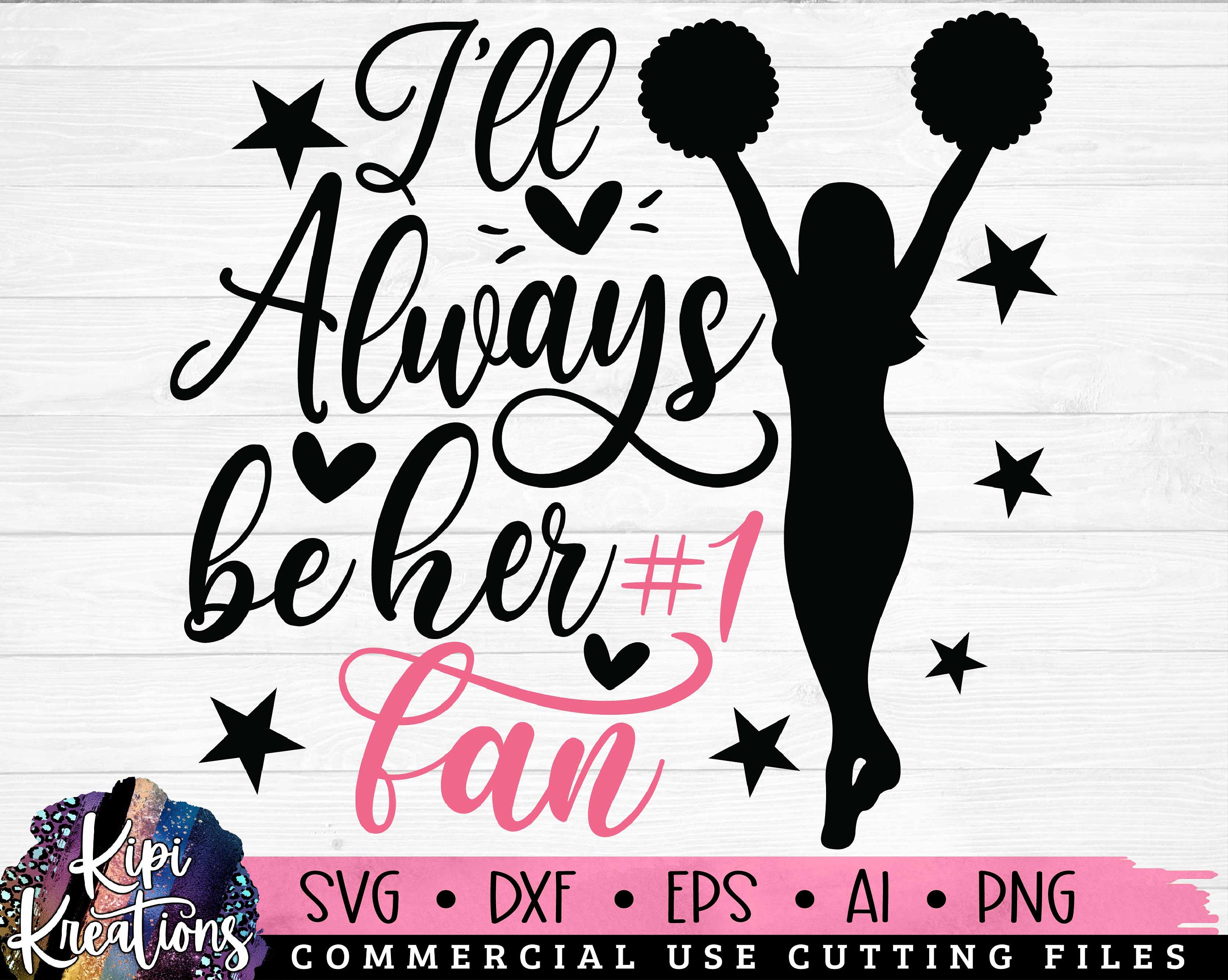 Su número 1 Fan SVG Cheer SVG Cheerleading SVG Megaphone | Etsy España