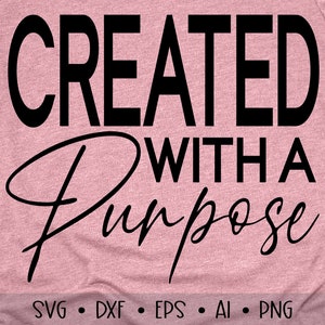 Created With a Purpose Svg, Chosen Svg, Faith Svg, Worthy Svg, Afro ...
