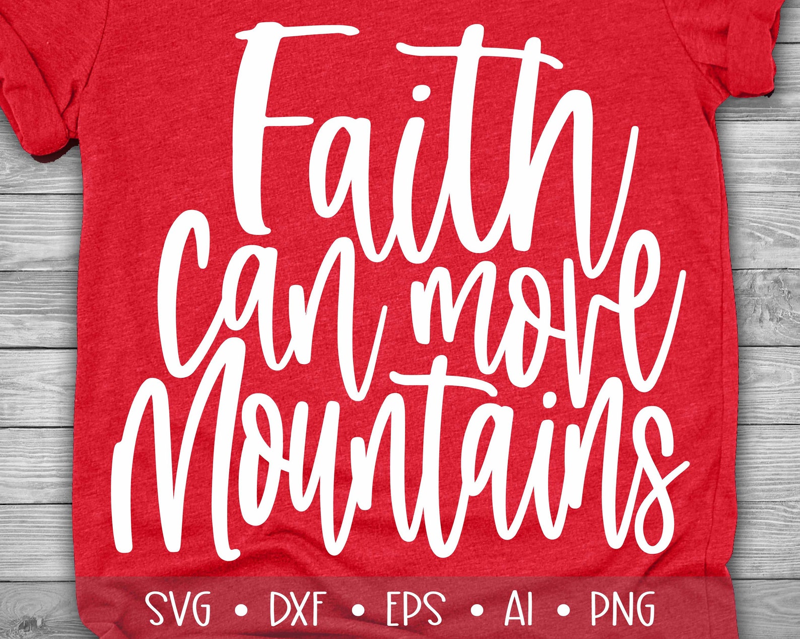 La fe puede mover montañas Svg, fe Svg, Svg cristiano, fe en svg ...