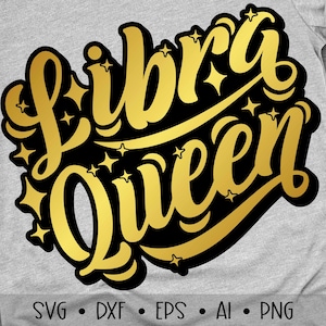 Libra Queen Svg, Birthday Queen Svg, It's My Birthday Svg, Afro Queen ...