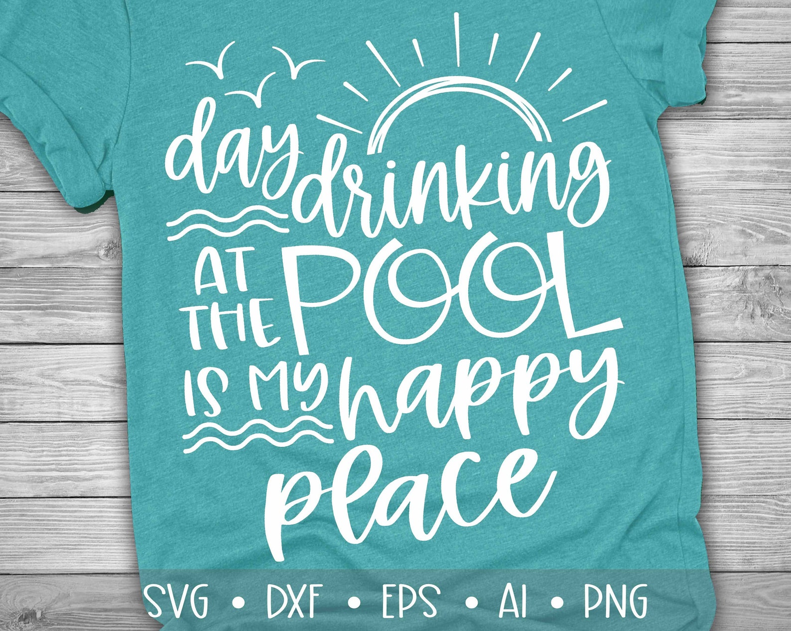 Day Drinking at the Pool Svg Pool Svg Summer Svg Vacation - Etsy
