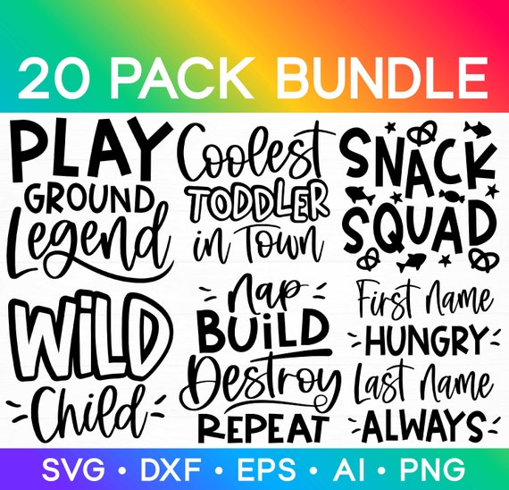 Cool Kids SVG Bundle Toddler Svg Funny Kids SVG Cool Kid | Etsy