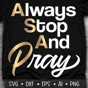 Always Stop and Pray Svg, Pray on It Svg, Afro Queen Svg, Black Woman ...