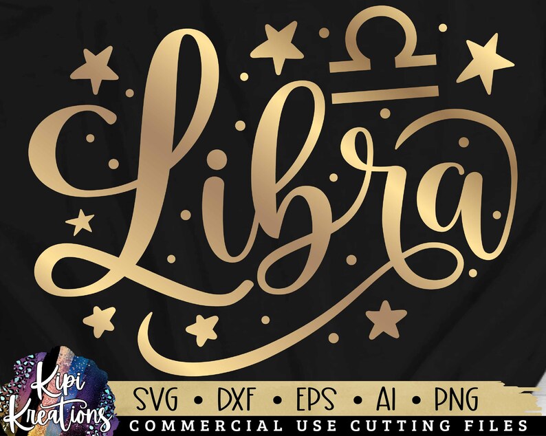 Libra SVG Zodiac SVG Horoscope Svg Astrology Signs Svg | Etsy