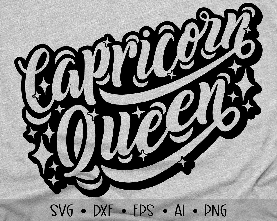 Capricorn Queen Svg Birthday Queen Svg It's My Birthday | Etsy