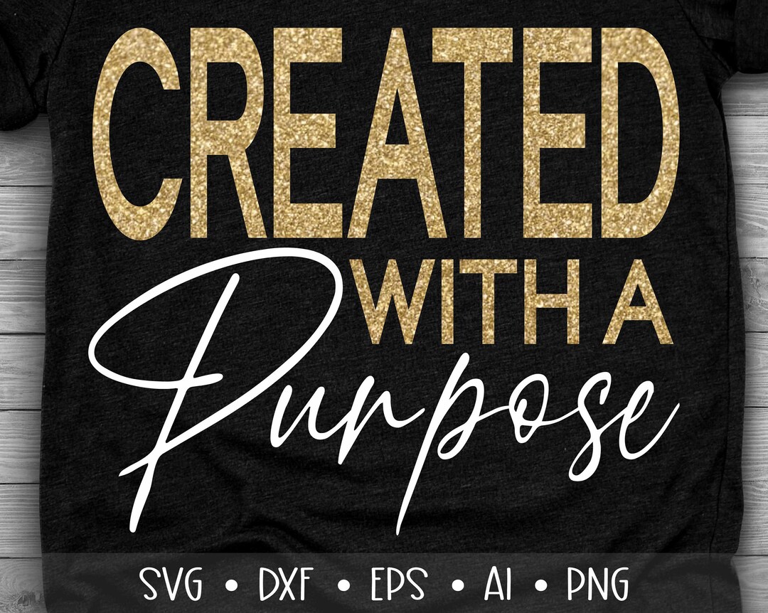 Created With a Purpose Svg, Chosen Svg, Faith Svg, Worthy Svg, Afro ...