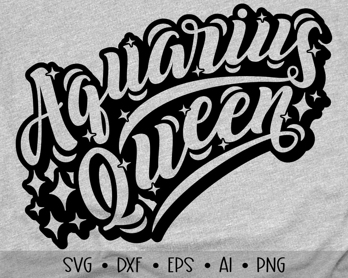 Aquarius Queen Svg Birthday Queen Svg It's My Birthday - Etsy