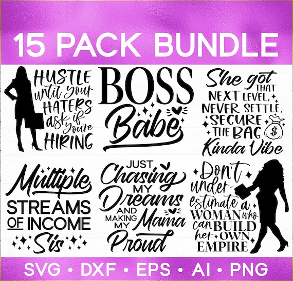 Boss Babe SVG Bundle Boss Lady Queen Svg Business Woman - Etsy