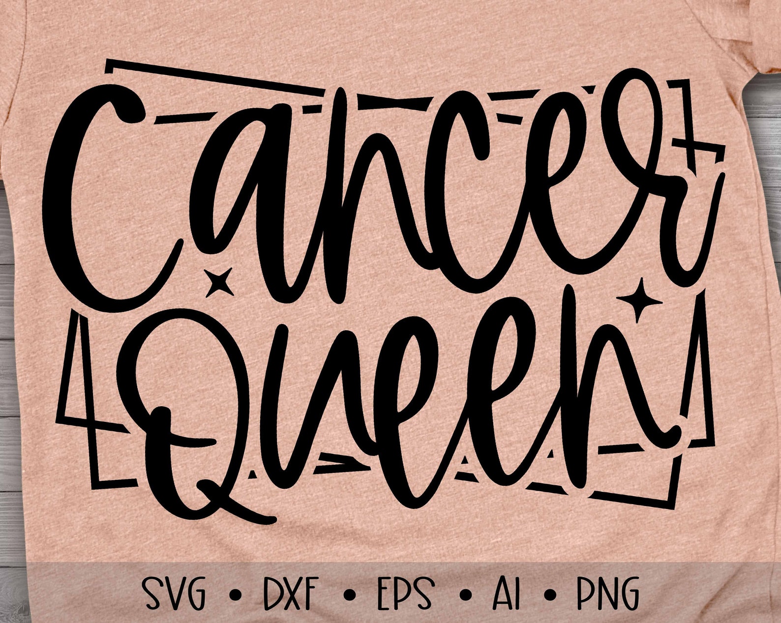Cancer Queen Svg Zodiac Svg Horoscope Svg Birthday Queen | Etsy