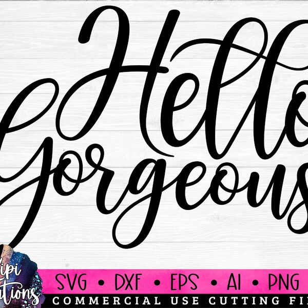 Hello Gorgeous Print - Etsy