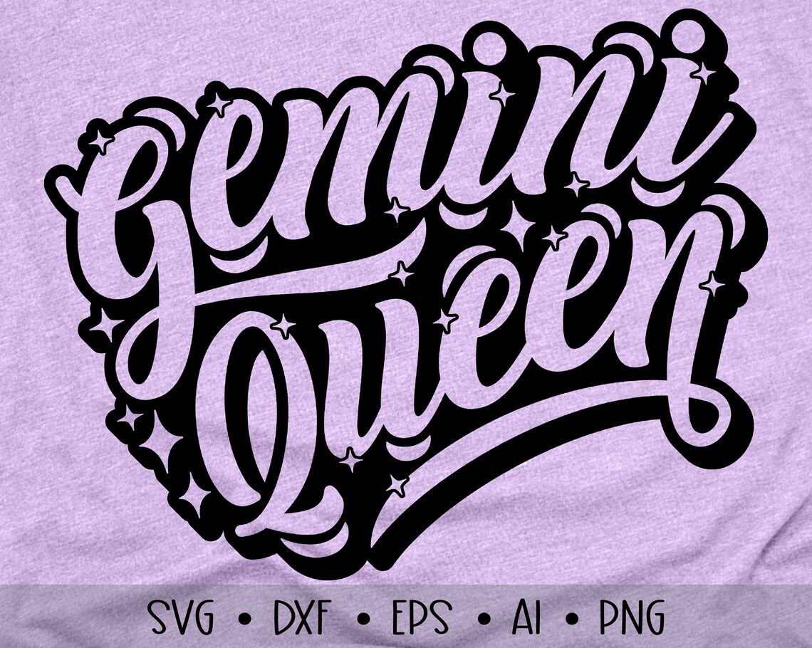 Gemini Queen Svg Birthday Queen Svg It's My Birthday - Etsy