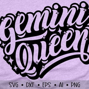 Gemini Queen Svg, Birthday Queen Svg, It's My Birthday Svg, Afro Queen ...