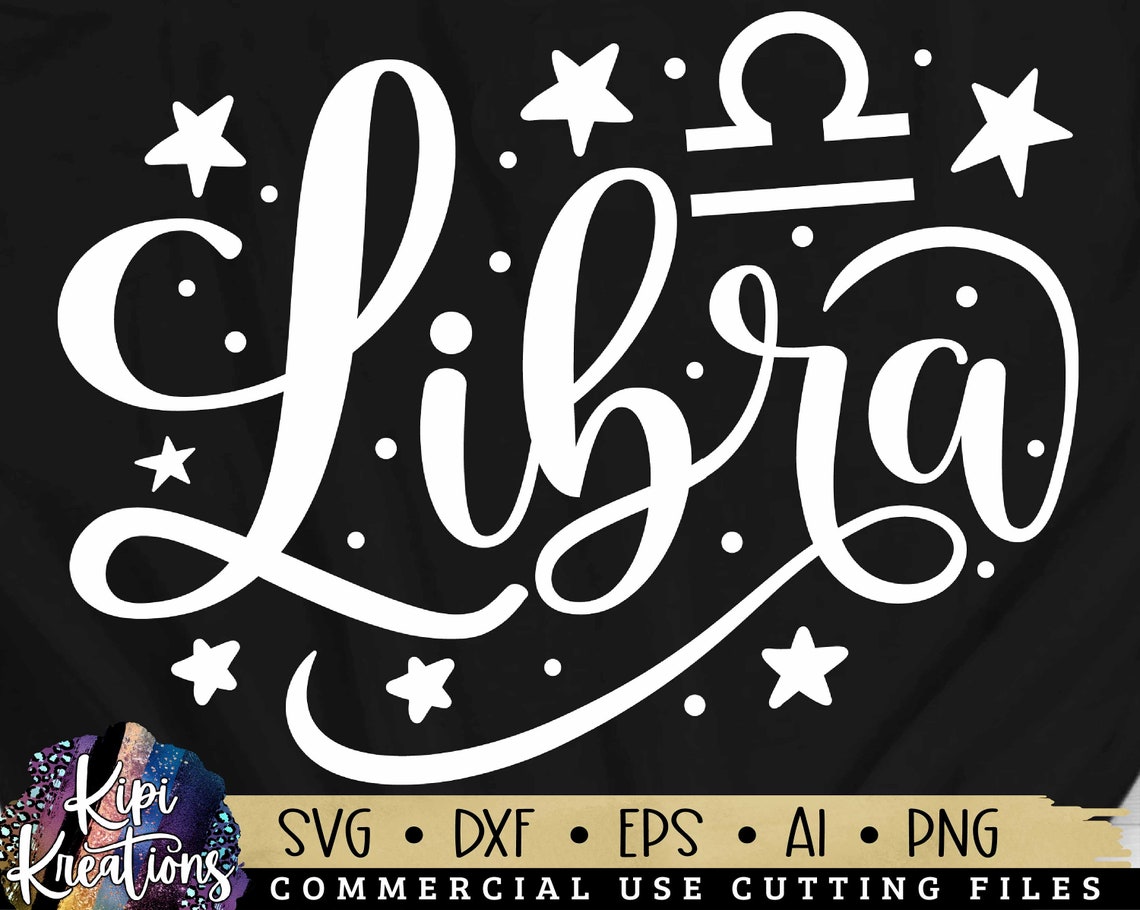Libra SVG Zodiac SVG Horoscope Svg Astrology Signs Svg | Etsy