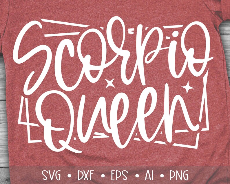Scorpio Queen Svg Zodiac Svg Horoscope Svg Birthday Queen - Etsy