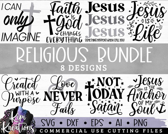 Religious Bundle SVG Christian Svg Designs Faith Svg Pray | Etsy