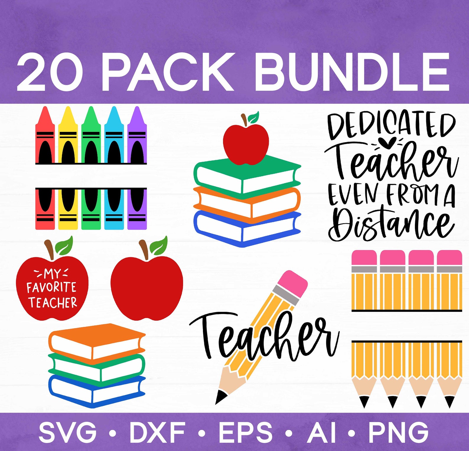 Teacher SVG Bundle Teacher Clipart Svg Teacher Svg Teach - Etsy