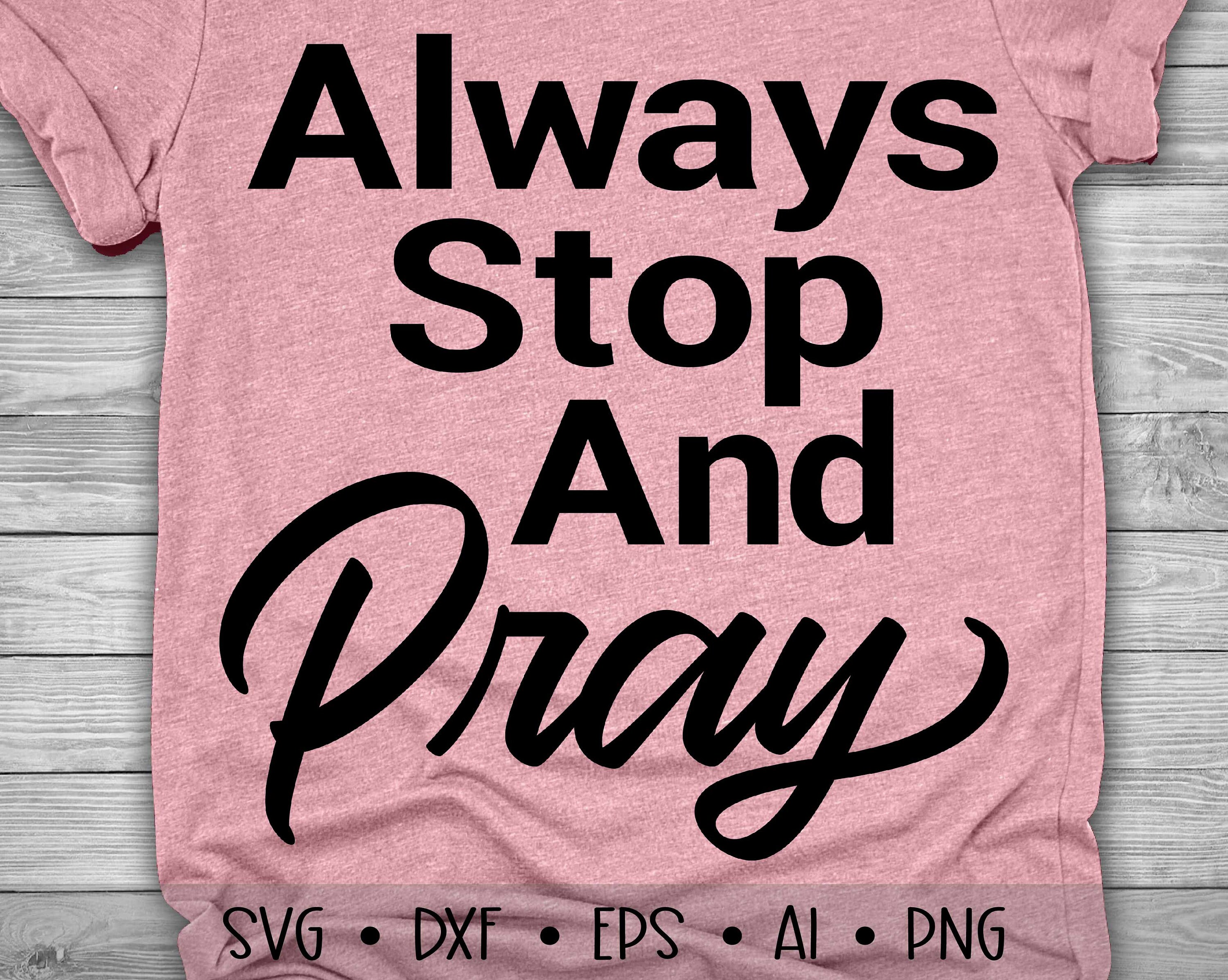 Always Stop and Pray Svg Pray on It Svg Afro Queen Svg | Etsy