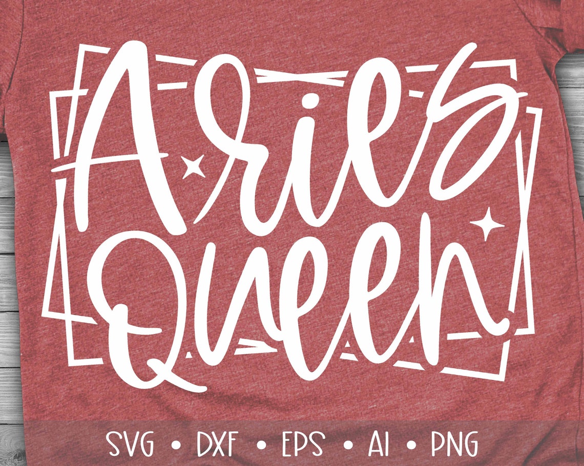 Aries Queen Svg Zodiac Svg Horoscope Svg Birthday Queen - Etsy