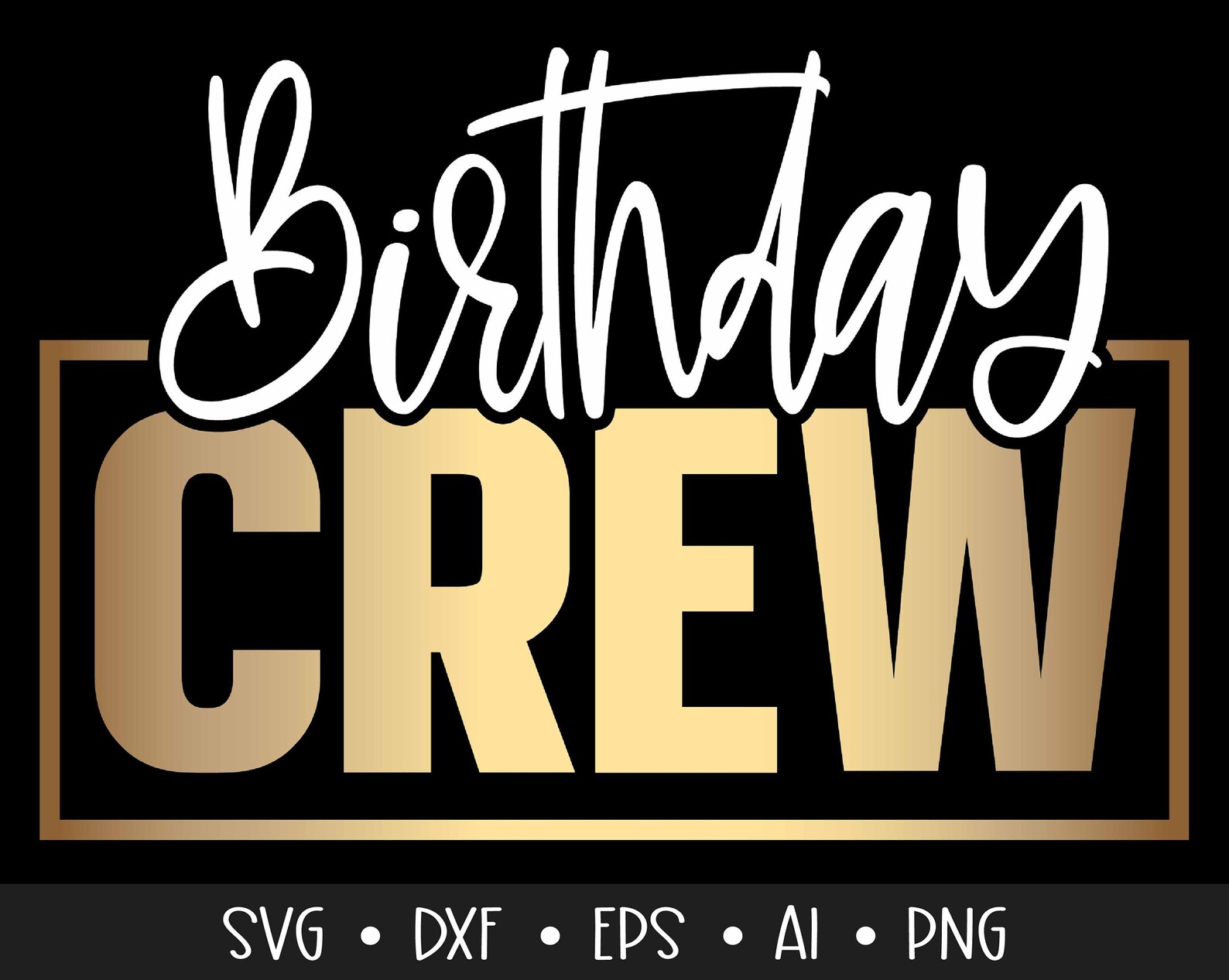 Birthday Crew Svg, Birthday Svg, Birthday Saying Svg, Birthday Cut File ...