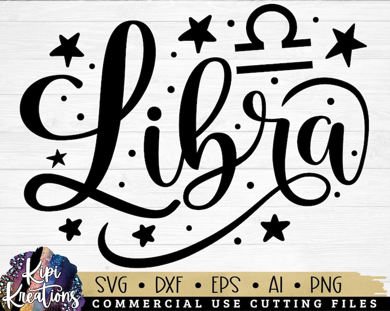 Libra SVG Zodiac SVG Horoscope Svg Astrology Signs Svg | Etsy