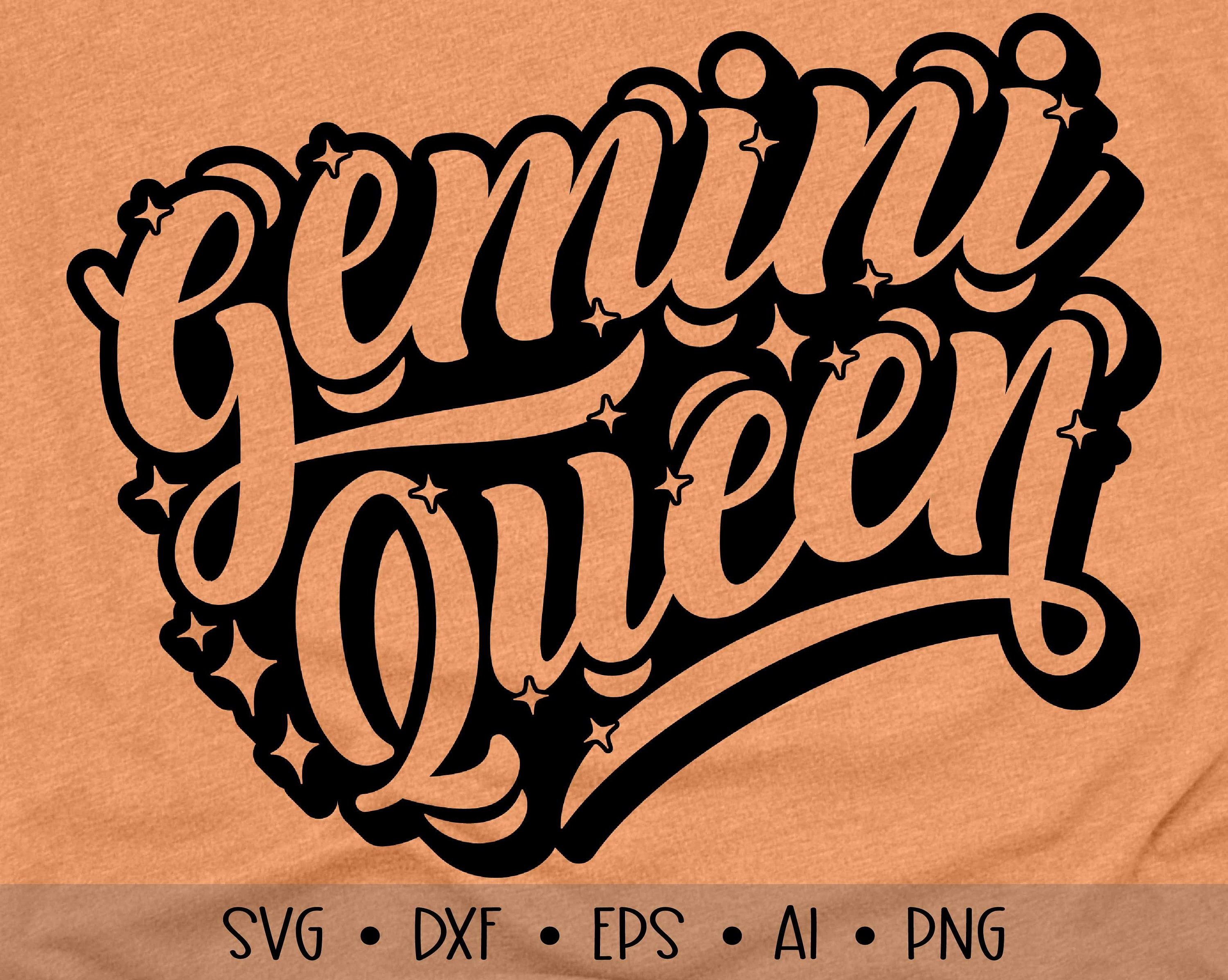 Gemini Queen Svg Birthday Queen Svg It's My Birthday - Etsy