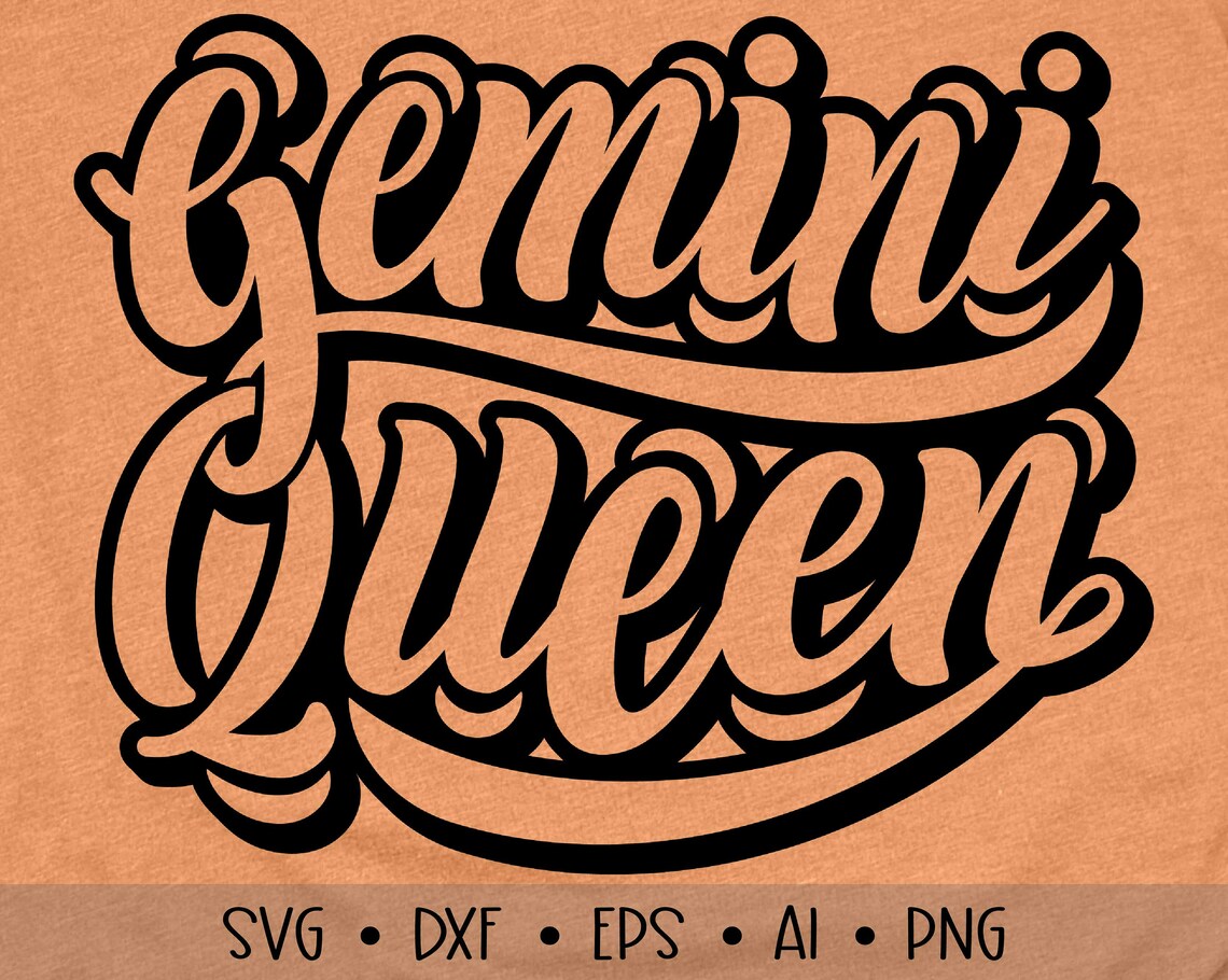 Gemini Queen Svg Birthday Queen Svg It's My Birthday - Etsy