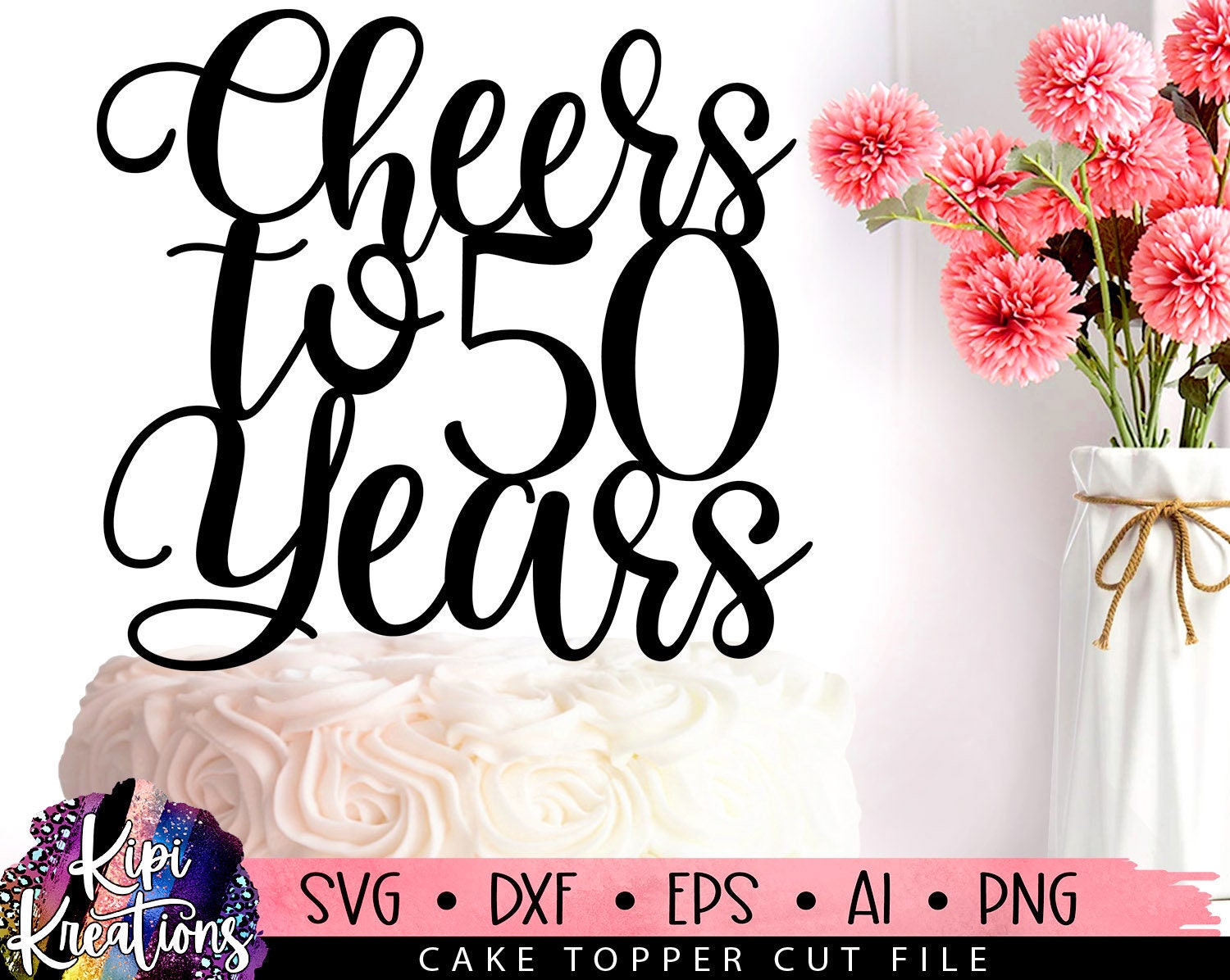 Cheers to 50 Years Svg 50th Birthday SVG 50 Birthday Svg - Etsy Australia