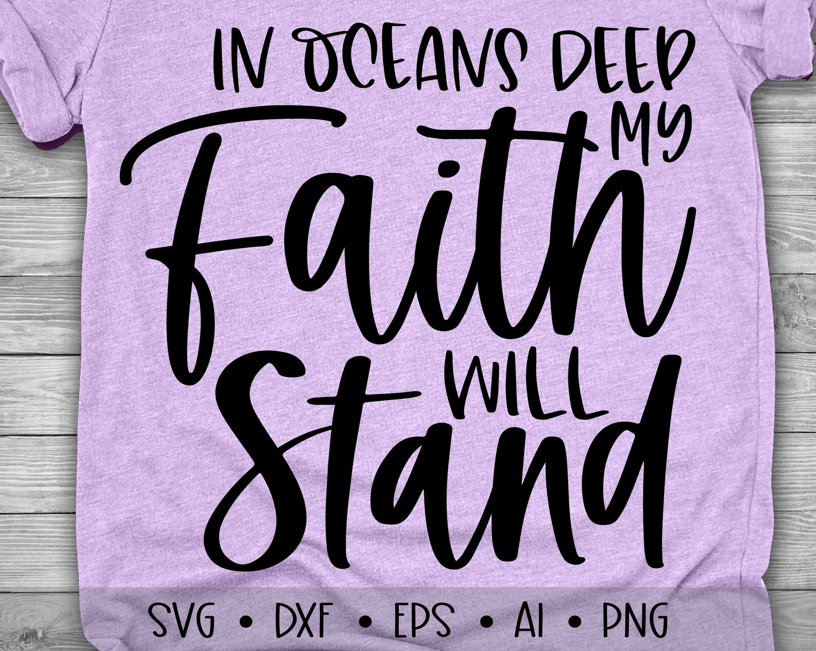 In Oceans Deep My Faith Will Stand Svg Faith Svg Jesus Svg - Etsy.de