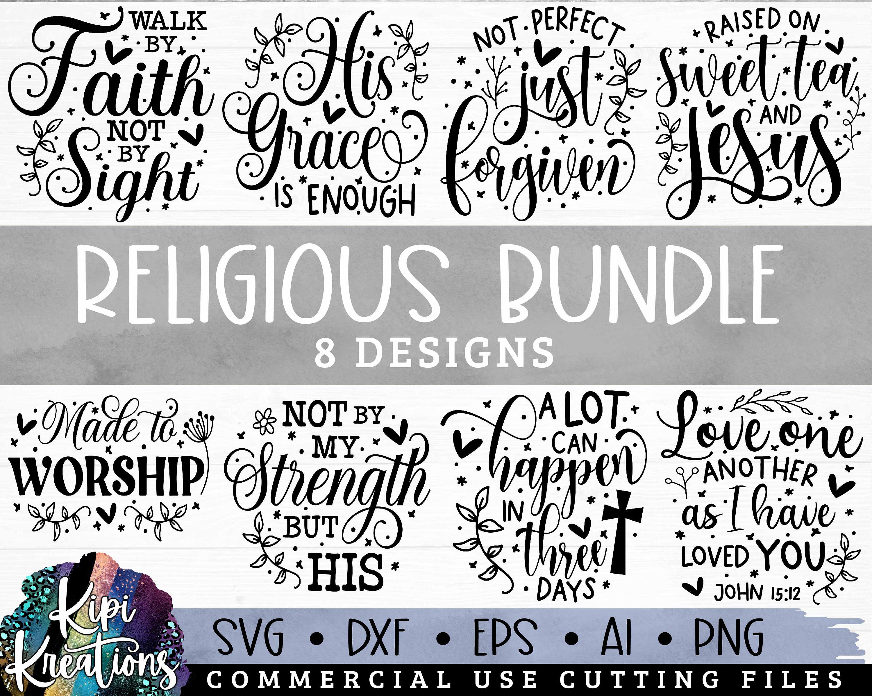 Religious Bundle SVG Christian Svg Designs Faith Svg Pray - Etsy Australia