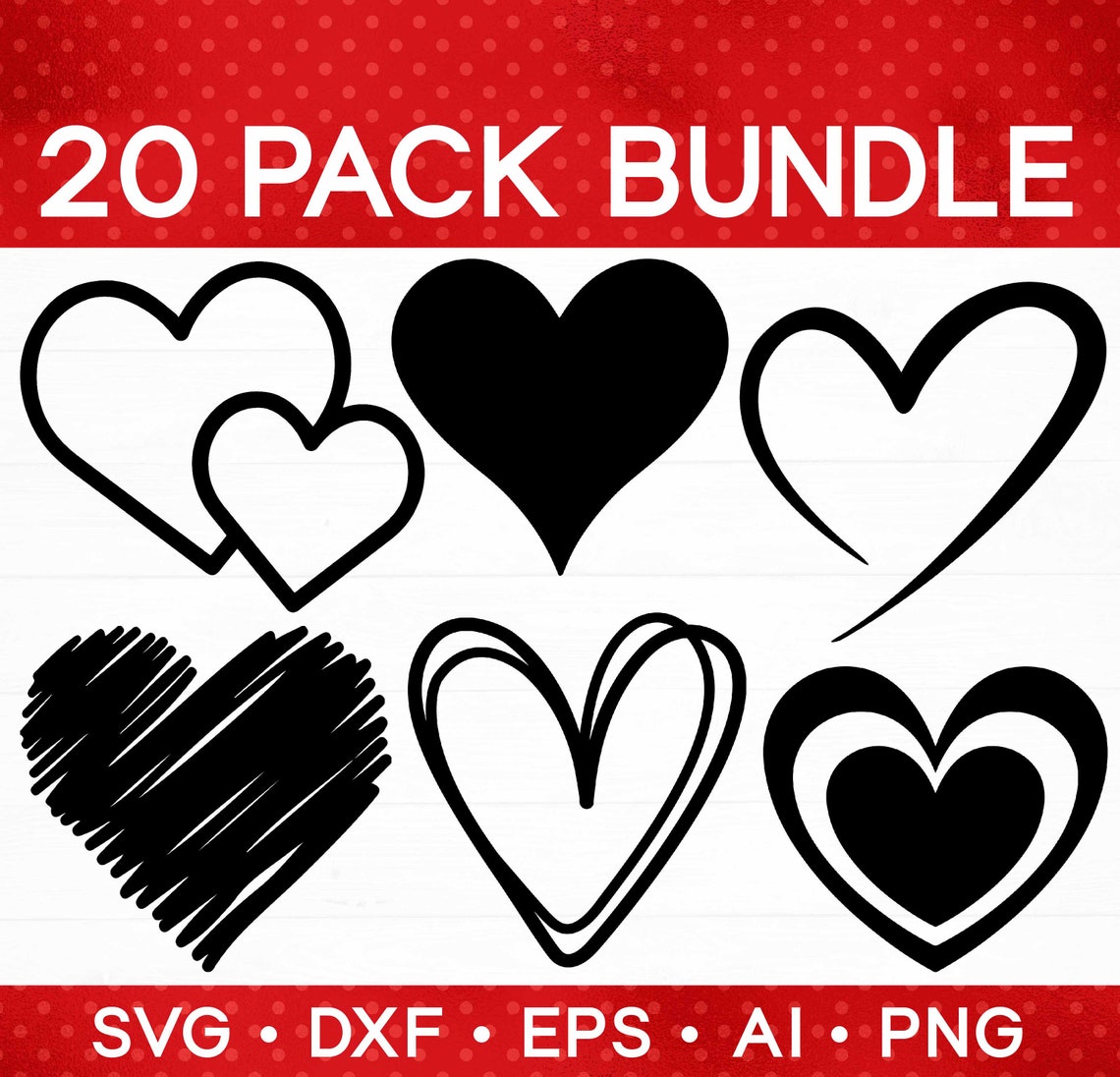 Heart SVG Bundle Heart Clipart Sketch Heart Svg Simple - Etsy