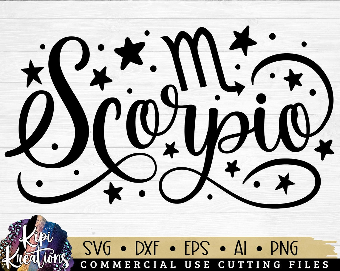 Scorpio SVG Zodiac SVG Horoscope Svg Astrology Signs Svg - Etsy