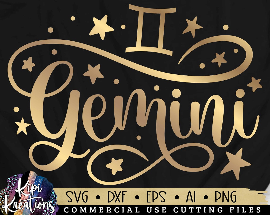 Gemini SVG Zodiac SVG Horoscope Svg Astrology Signs Svg - Etsy