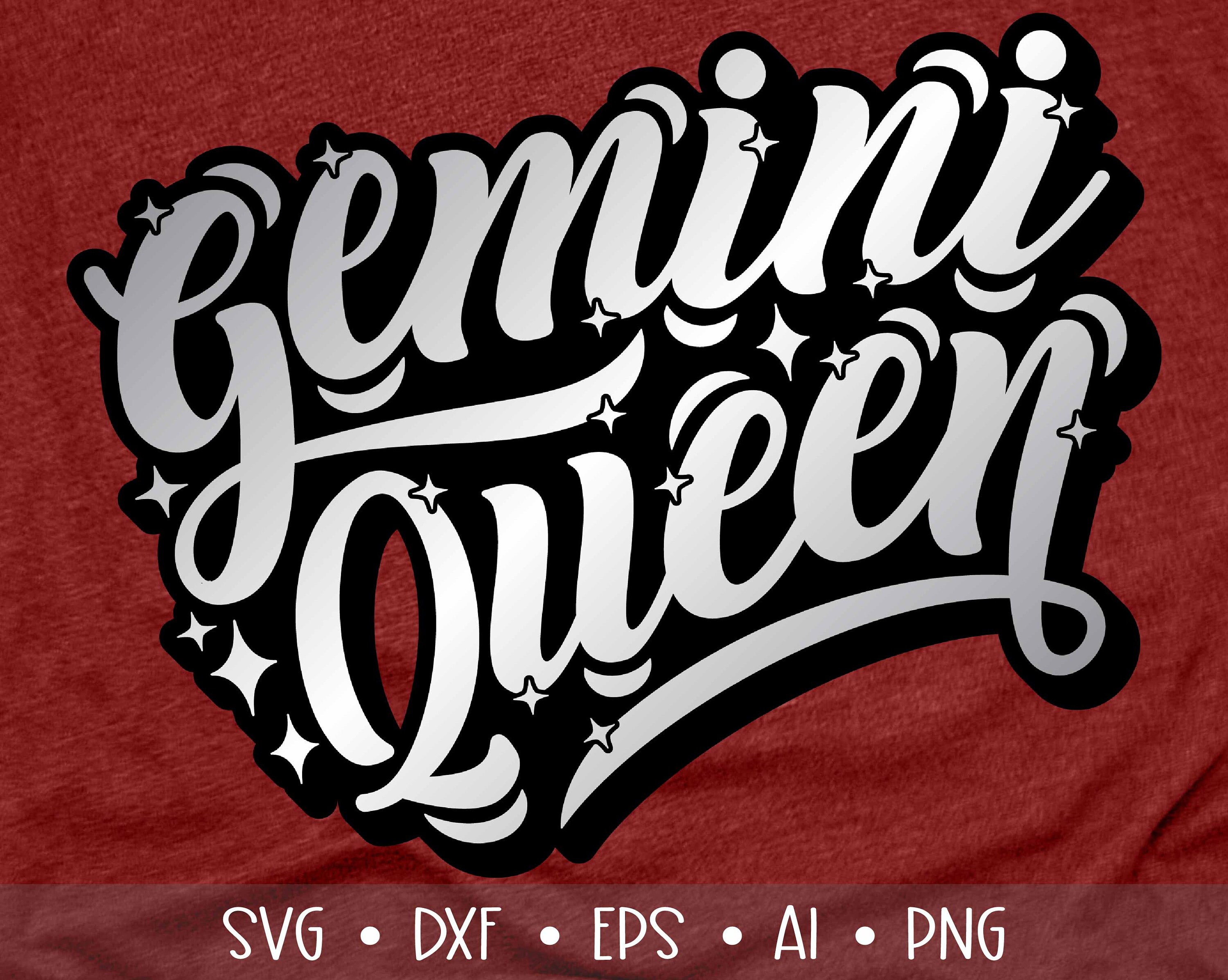Gemini Queen Svg Birthday Queen Svg It's My Birthday - Etsy