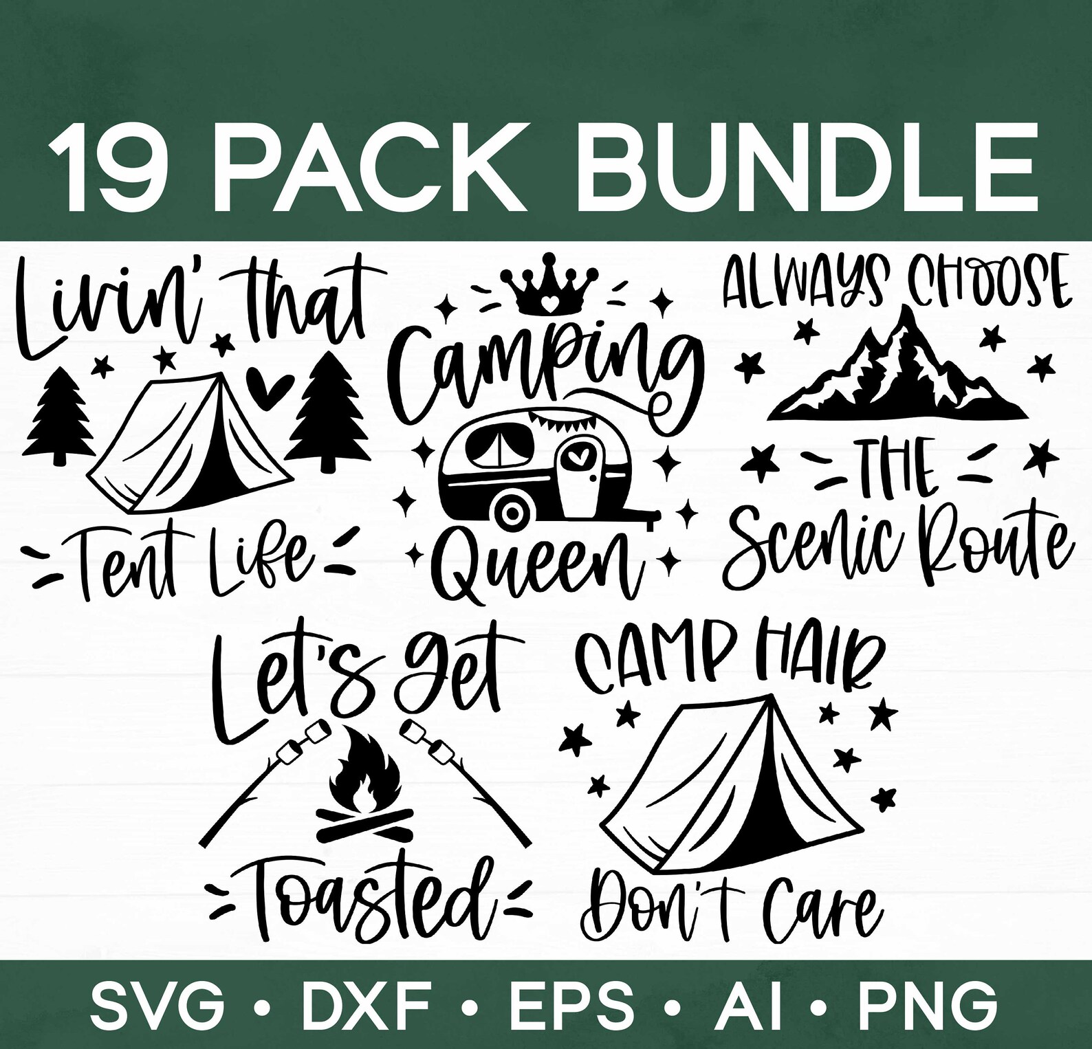 Camping SVG Bundle Camping Life Svg Happy Camper Svg - Etsy