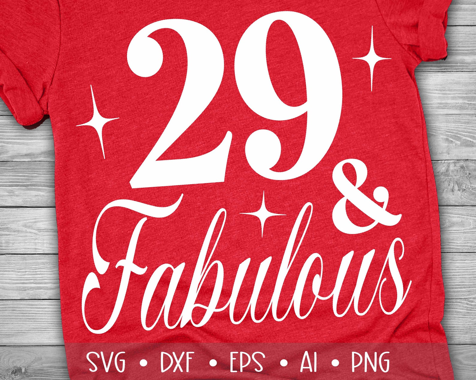 29 and Fabulous Svg Twenty Nine and Fabulous Svg Birthday | Etsy