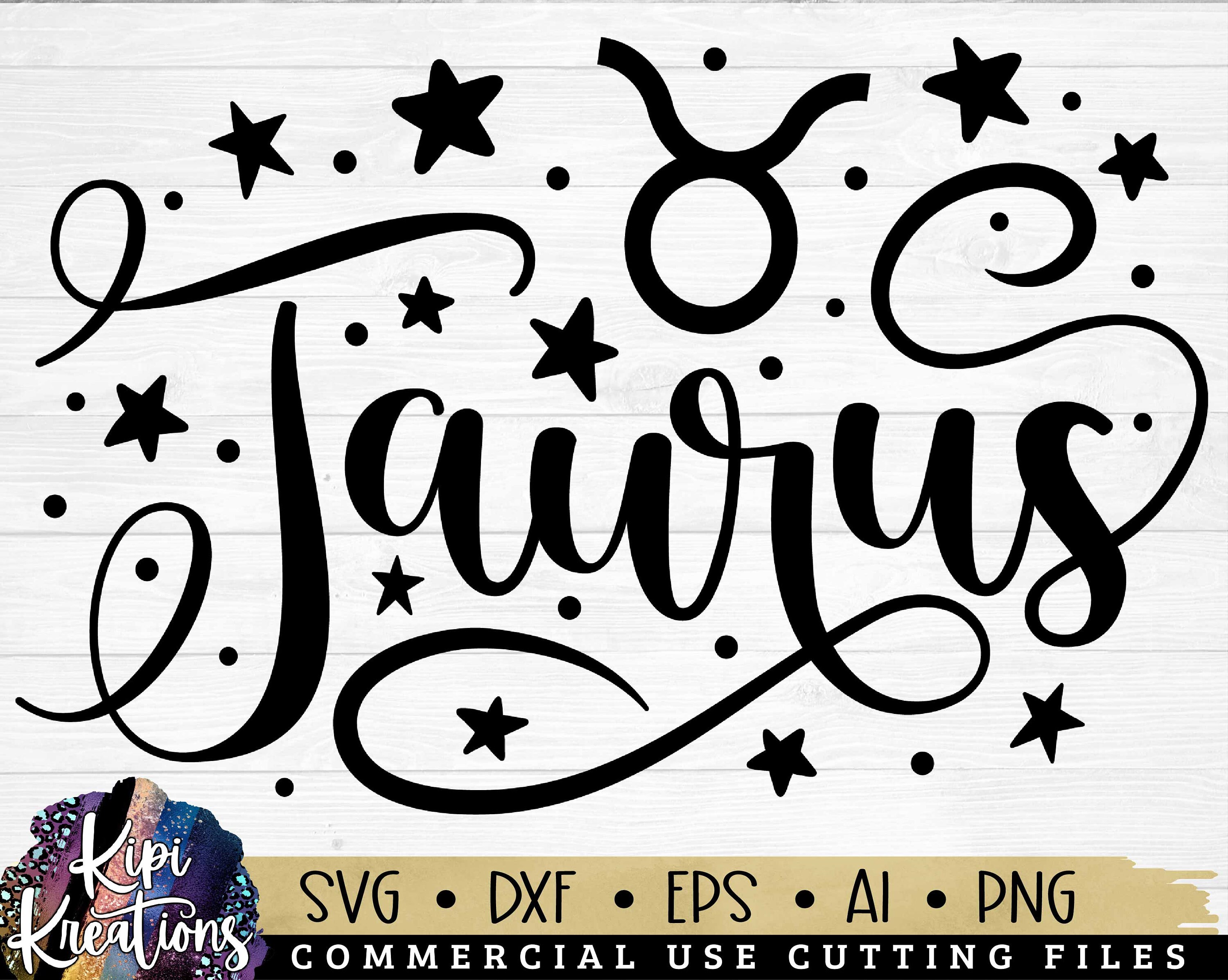 Taurus SVG Zodiac SVG Horoscope Svg Astrology Signs Svg | Etsy Australia