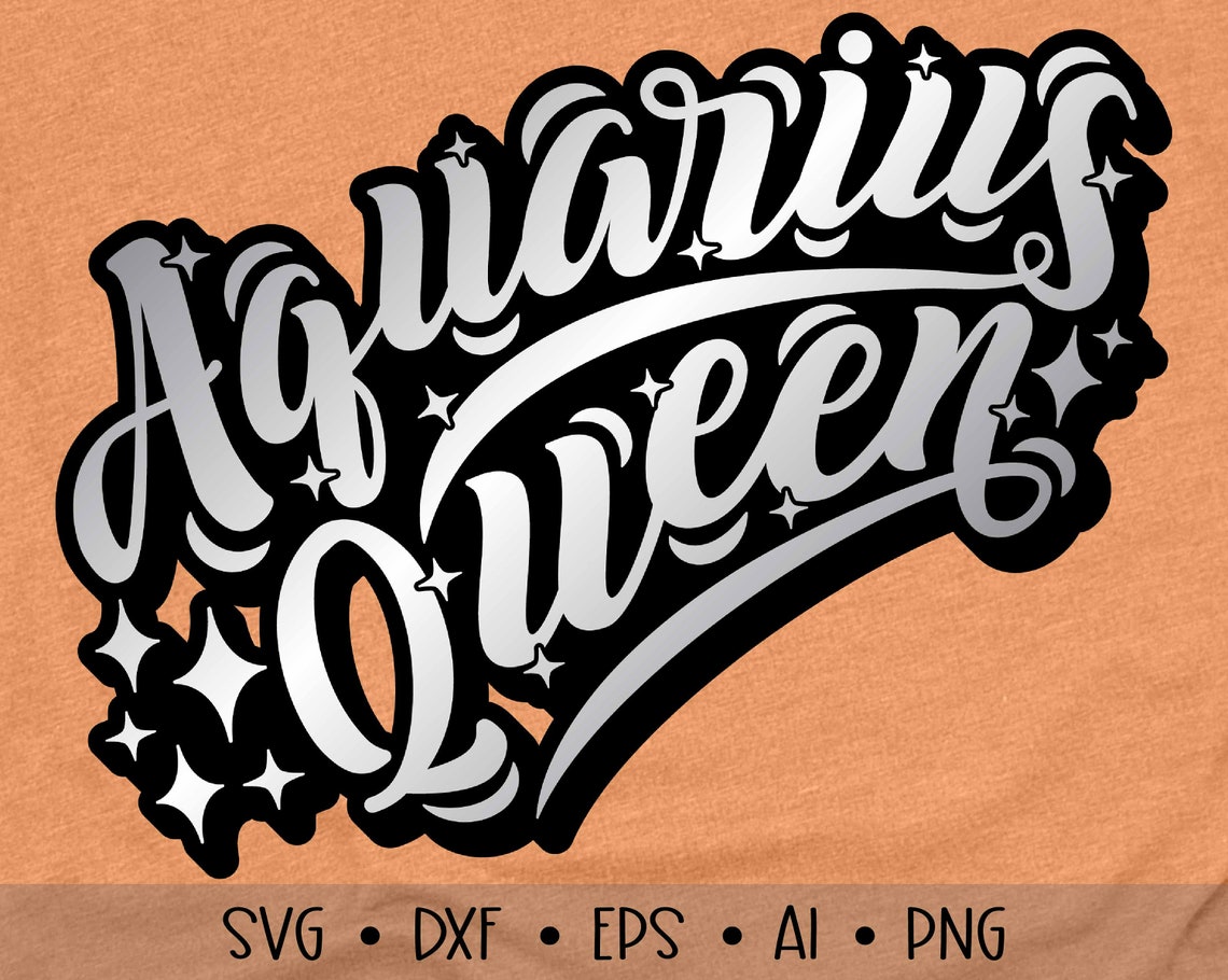 Aquarius Queen Svg Birthday Queen Svg It's My Birthday - Etsy