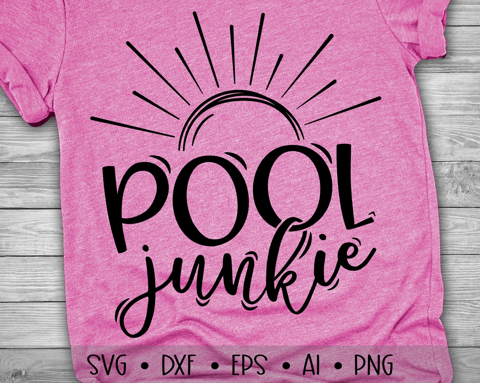 Pool Junkie Svg Pool Svg Summer Svg Summer Time Svg - Etsy
