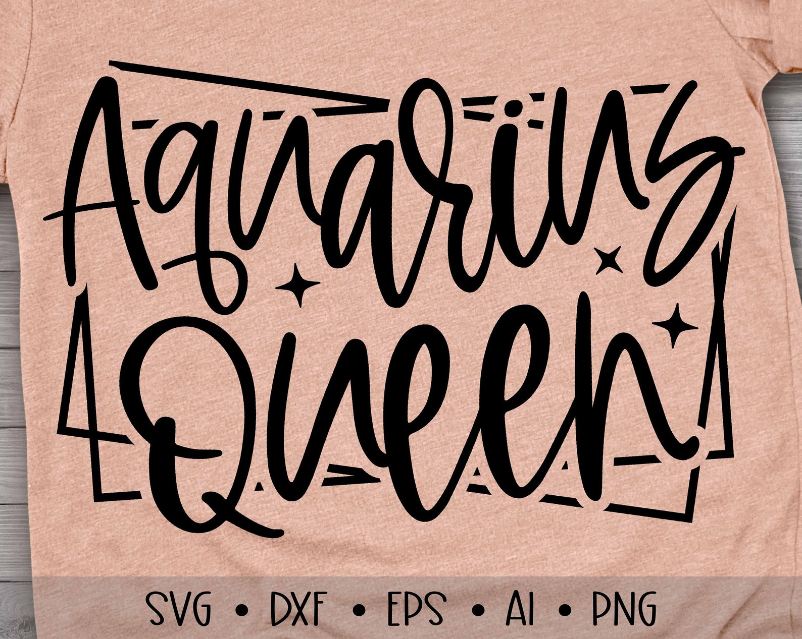 Aquarius Queen Svg, Zodiac Svg, Horoscope Svg, Birthday Queen Svg, My ...